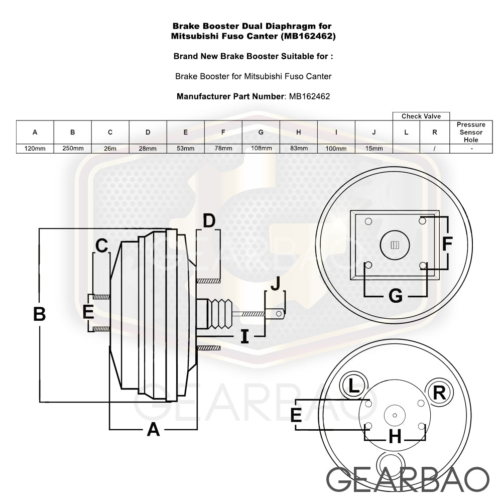 Brake Booster Diagram
